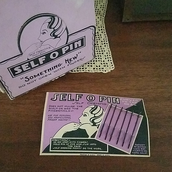 Self O Pin | Hair | Art Deco Flapper Hair Pins Antique Original | Poshmark